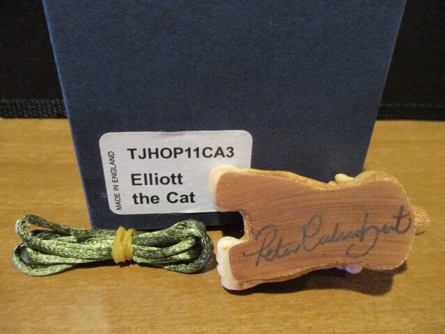 Harmony Kingdom Elliott The Cat UK Made Chicago Event Pendant LE 80 SGN ...