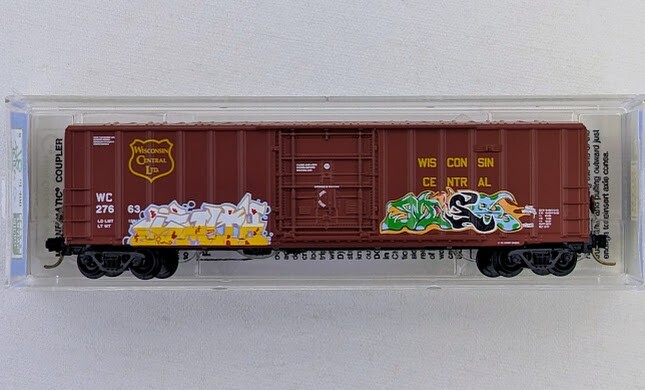 Micro-Trains N Scale Graffiti Collector Series Car #2 - Wisconsin ...