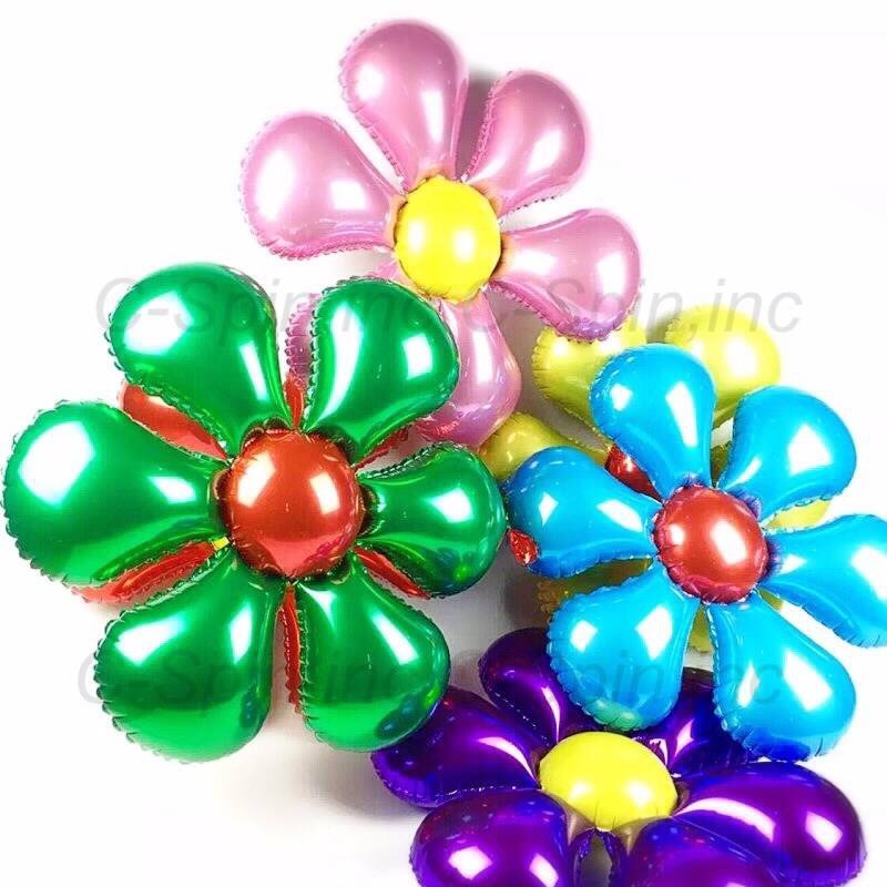 1-24 26" Flower Shape Foil Balloons Kids Birthday Oh Baby Shower Party ...