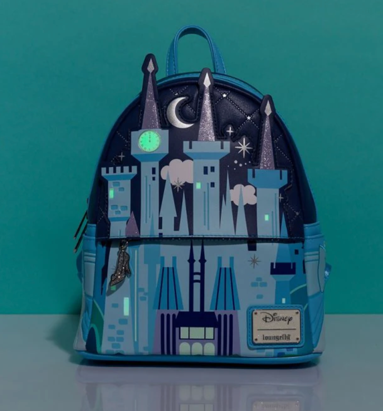 Loungefly Cinderella Castle Mini Backpack Glow in the Dark - NEW | eBay