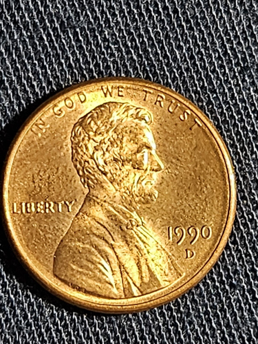 1990 D Penny Major Mint Errors Blisters on Face All Over Front & Back ...