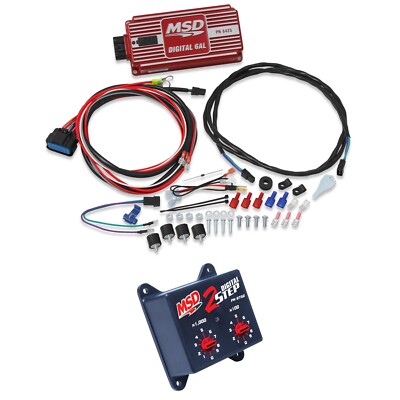 MSD Digital 6AL Ignition Control Red 6425 + 2-Step Rev Control 8732 | eBay