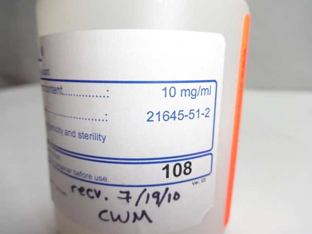 Alhydrogel Aluminium Hydroxide Gel Adjuvant OPEN approx 225ML CAS 15471 ...