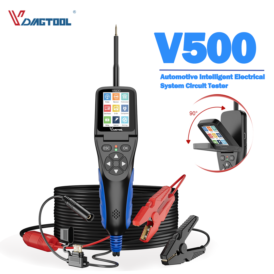 VDIAGTOOL V500 Power Probe Car Circuit Analyzer 9V-30V Fuel Injector ...