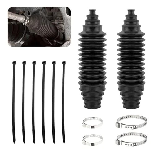 Inner Tie Rod Boot Kit,Multi-Size Adjutable Rack and Pinion Boot Kit ...