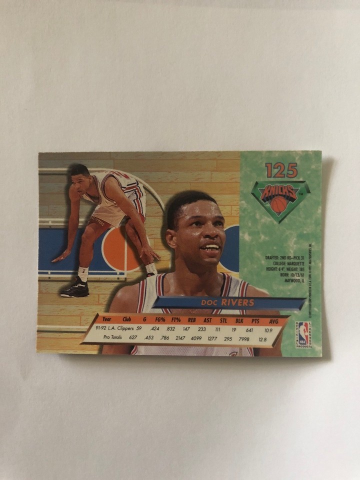 Doc Rivers - NBA New York Knicks - 92-93 Fleer Ultra Basketball card ...