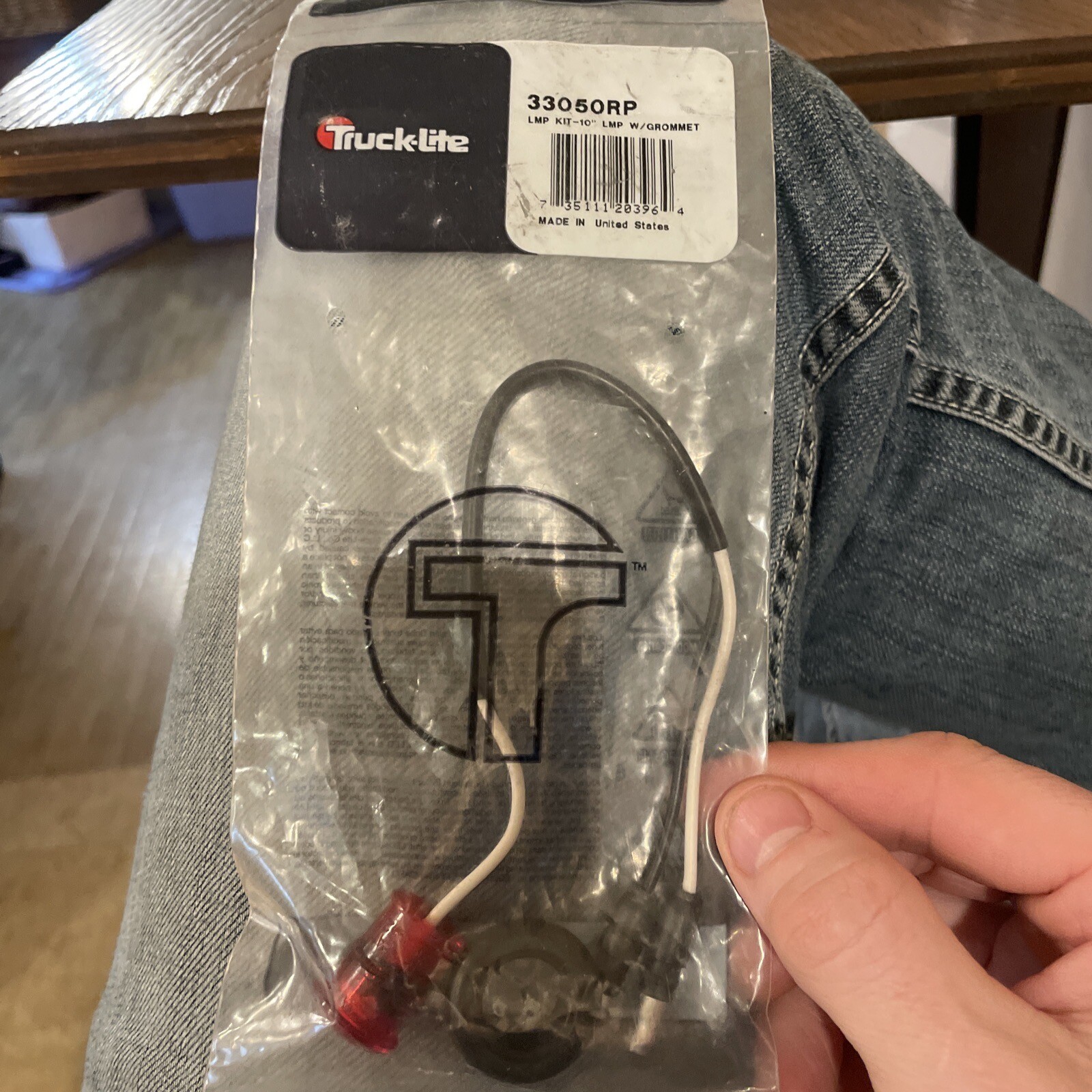 TRUCK-LITE 33050R LED 1 diode Red Lamp 33 Series 3/4” w/ grommet Small ...