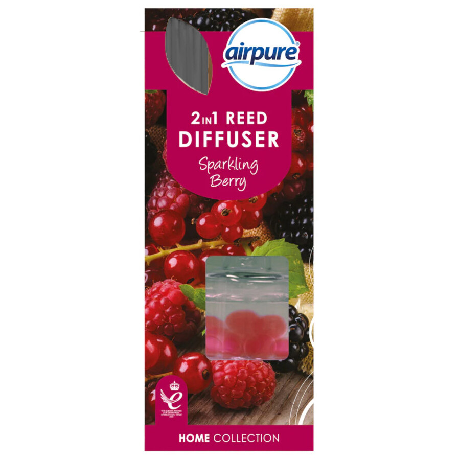 Airpure 2 in 1 Reed Diffuser with Crystal Beads Home Fragrances 30ml ...