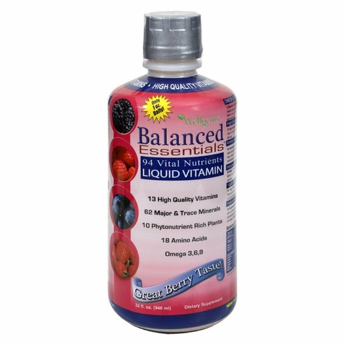 Wellgenix Balanced Essentials Plus 94 Vital Nutrients Liquid Vitamin 32.0 fl oz 759051050310 | eBay
