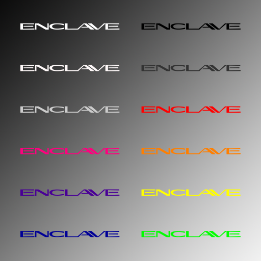 4x Decal Car Door Handle Sticker for Enclave Buick Preferred Essence ...