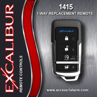NEW Excalibur Omega 1415 4-Button Replacement Remote Control ELVNTQE ...