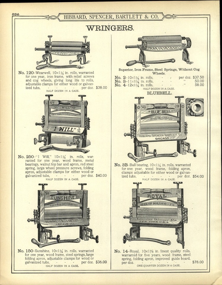 1890s PAPER AD Wayne Western Wood Wooden Clothes Washing Machine | eBay