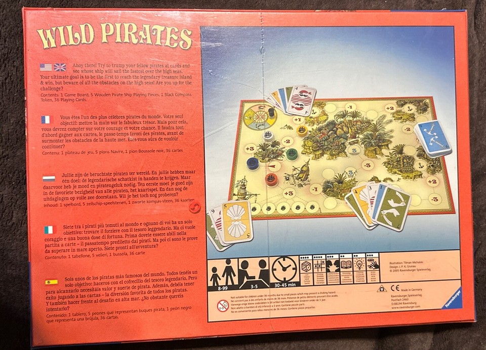 Wild Pirates Board Game (2005) Ravensburger - New Sealed!! | eBay