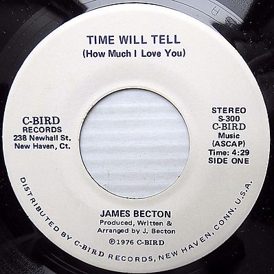 JAMES BECTON sexy STAX-style soul C-BIRD 45 TELL ME b/w WHY TIME WILL ...