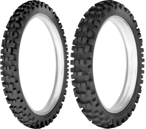 DUNLOP D952 OFF-ROAD 80/100-21 FRONT & 100/90-19 REAR DIRT TIRE SET ...