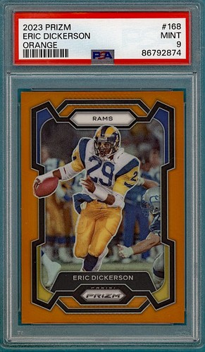 2023 Panini Prizm - Eric Dickerson #168 Orange Prizm /249 for sale ...