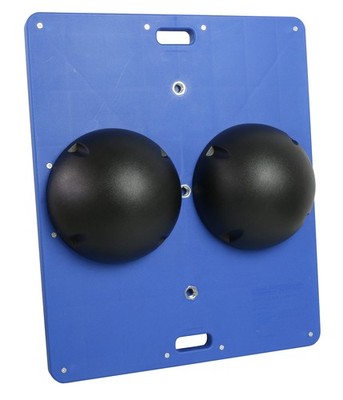 CanDo Balance Board Combo 15" x 18" wobble/rocker board - 3" height ...