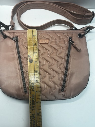 Lug Swivel Convertible Crossbody Bag Pink Quilted Versatile Adjustable ...