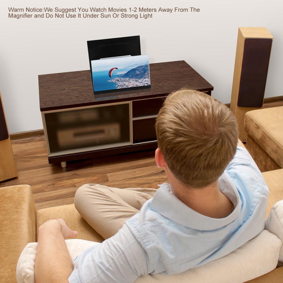 NICERIO 3D Universal Screen Magnifier Smart Mobile Phone Amplifier with ...