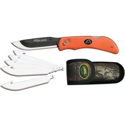 Outdoor Edge Razor Blaze Knife 3 ½" Replaceable Drop Point Blade ...