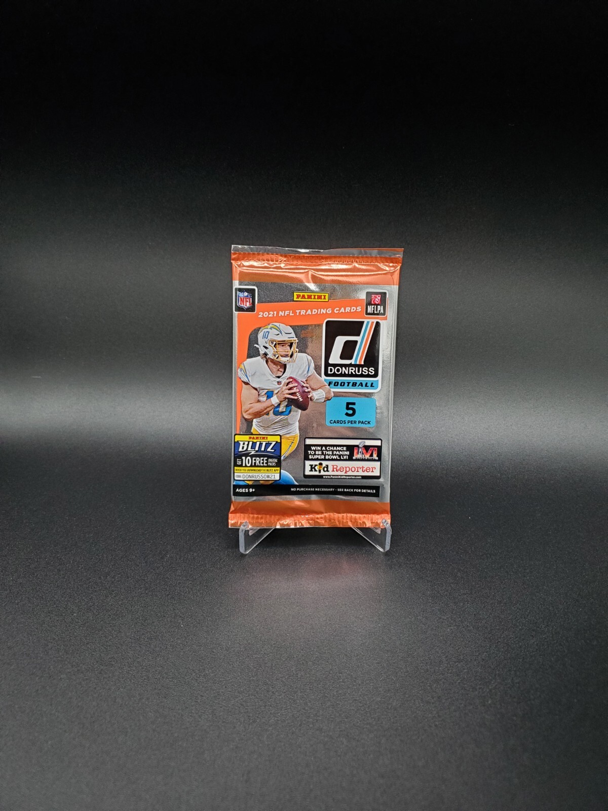 Panini Donruss 2021 NFL Football Gravity Trading Card-Pack of 5 Factory ...