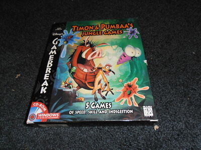 Disney's GameBreak: Timon & Pumbaa's Jungle Games (PC, 1998) New ...