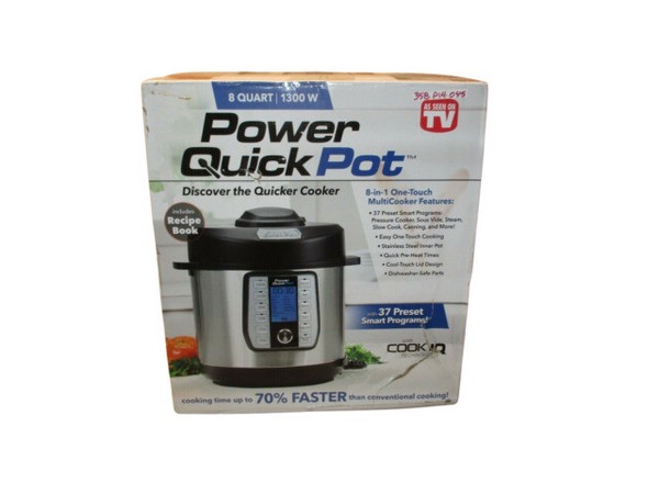 Power Quick Pot PQP-8qt 8-Quart Electric Pressure Cooker for sale ...