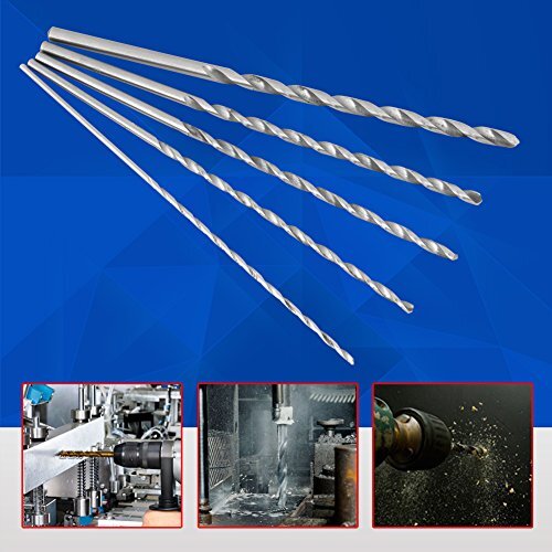 Extra Long Highspeed Steel Drill Bit Sets Heat Resistant Straight Shank ...