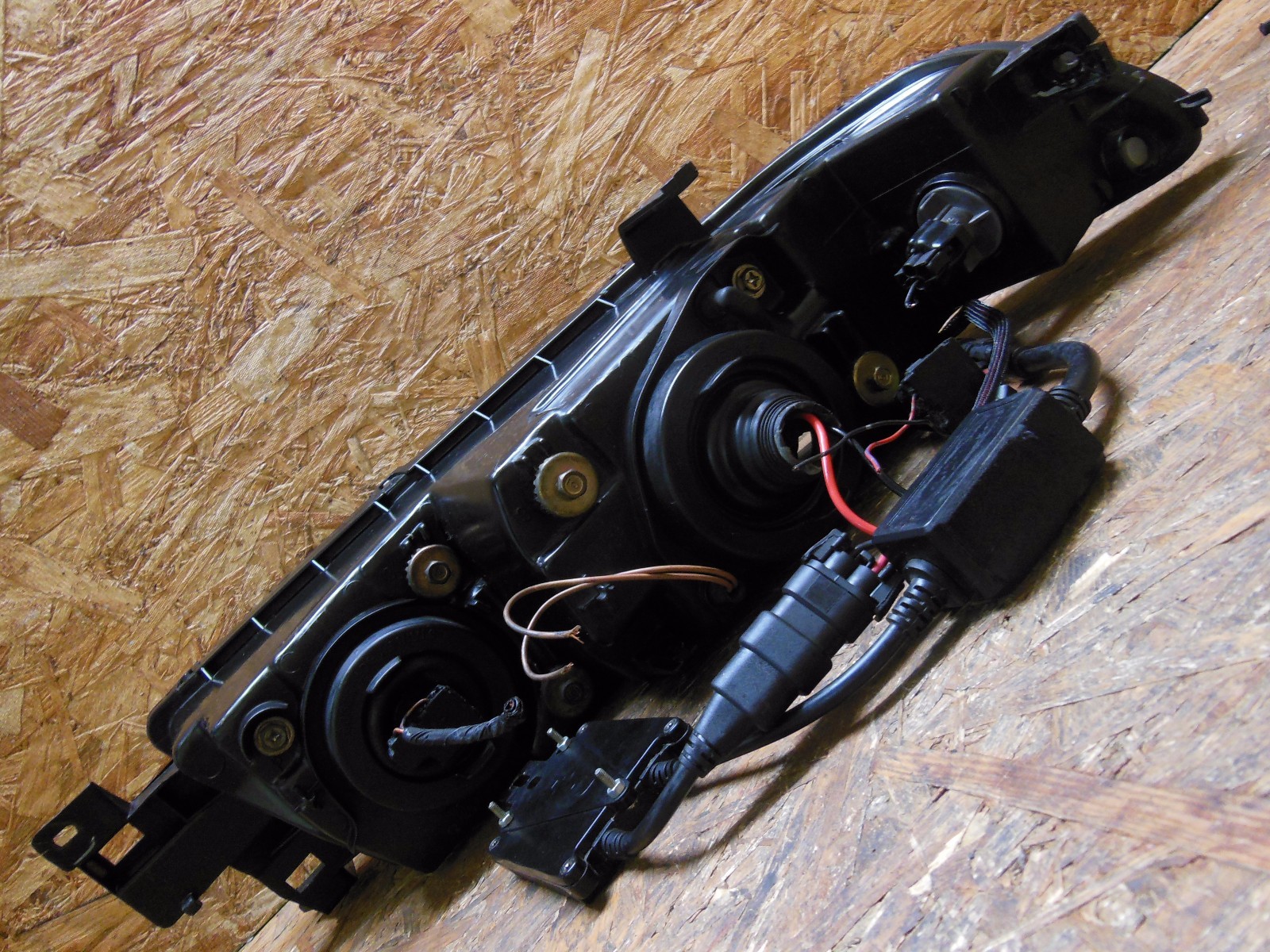 96 2002 JDM MITSUBISHI LEGNUM EA1W GELENT EC5W CLEAR LENS HID HEADLIGHT ...