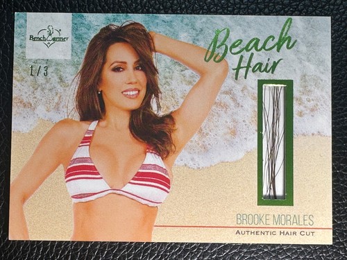 2022 Bench Warmer Beach Hair Lime Green Foil Brooke Morales 1/3 Hair | eBay