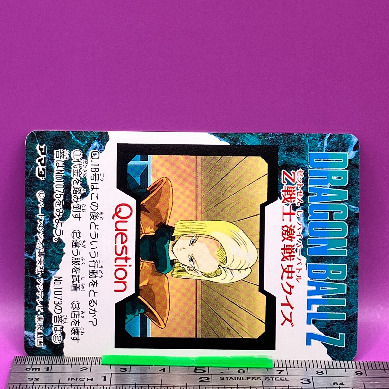 Son Goku 1074 Dragon Ball PP Card Part24 DBZ Carddass AMADA Vintage ...