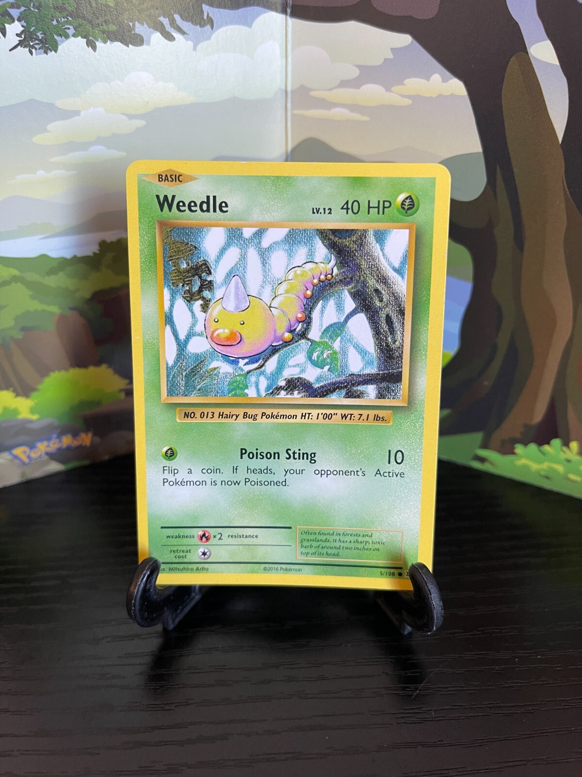 Weedle 5/108 - Evolutions - Common - Pokemon Card TCG - LP/MP | eBay