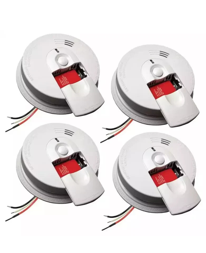 Firex 4-Pack Hardwired Smoke Detector with Ionization Sensor | eBay
