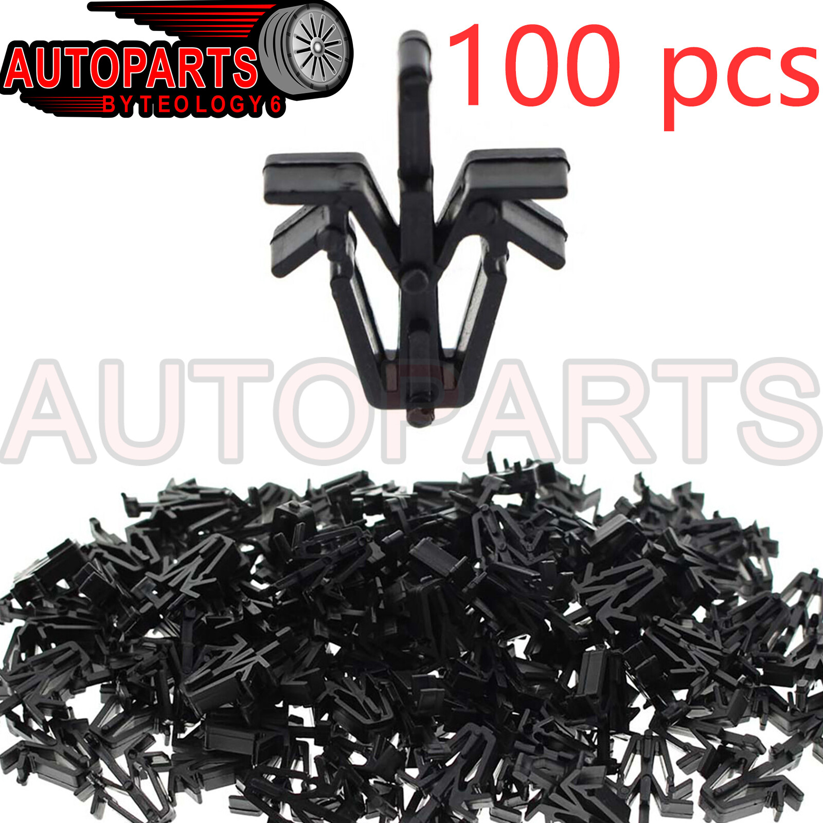 100 PCS Grille Grill Trim Clip Retainer for Toyota 4Runner Sequoia ...
