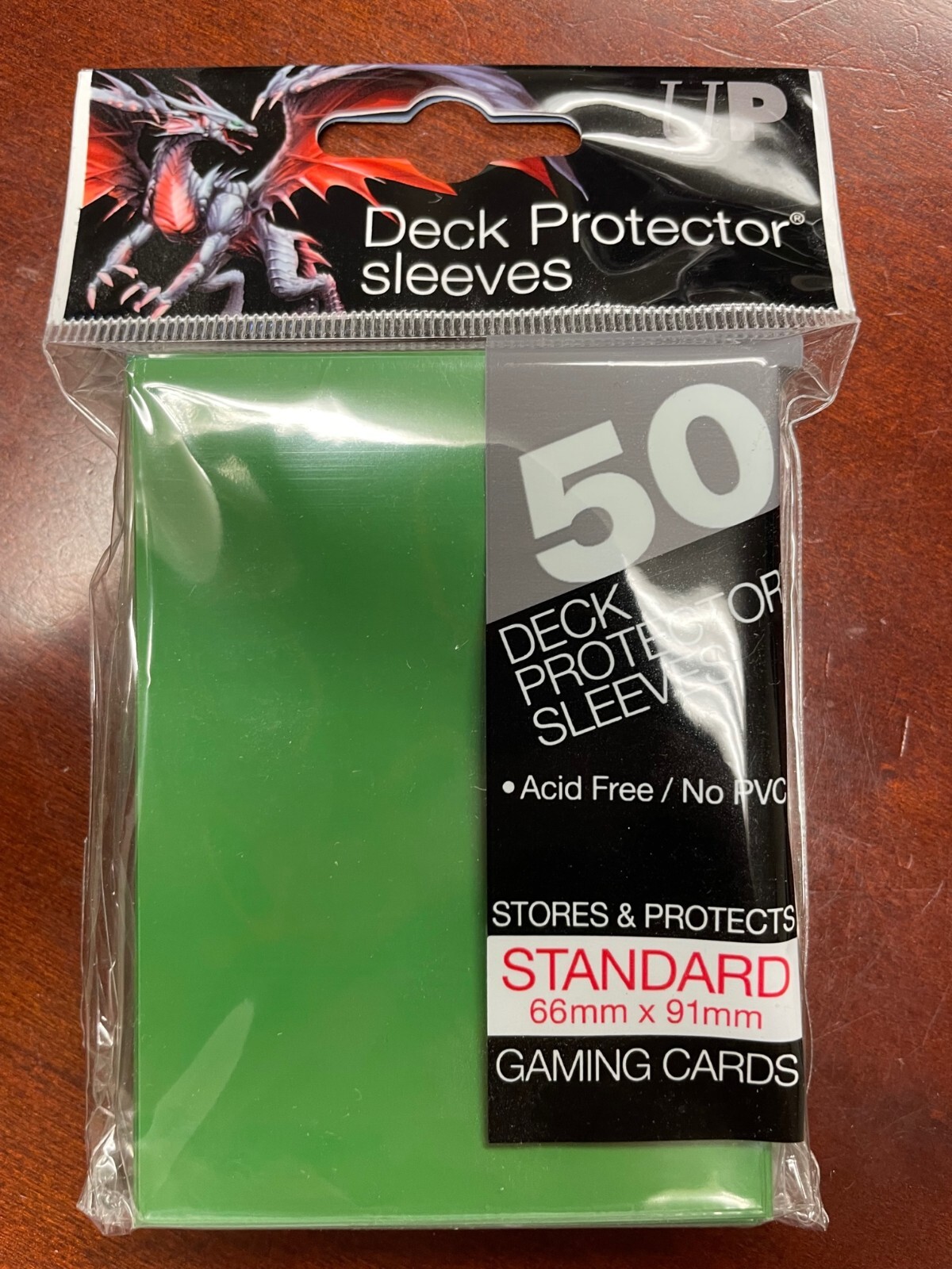 50 Count Package x 2 = 100 Ultra Pro Deck Green Protector Standard 66mm ...