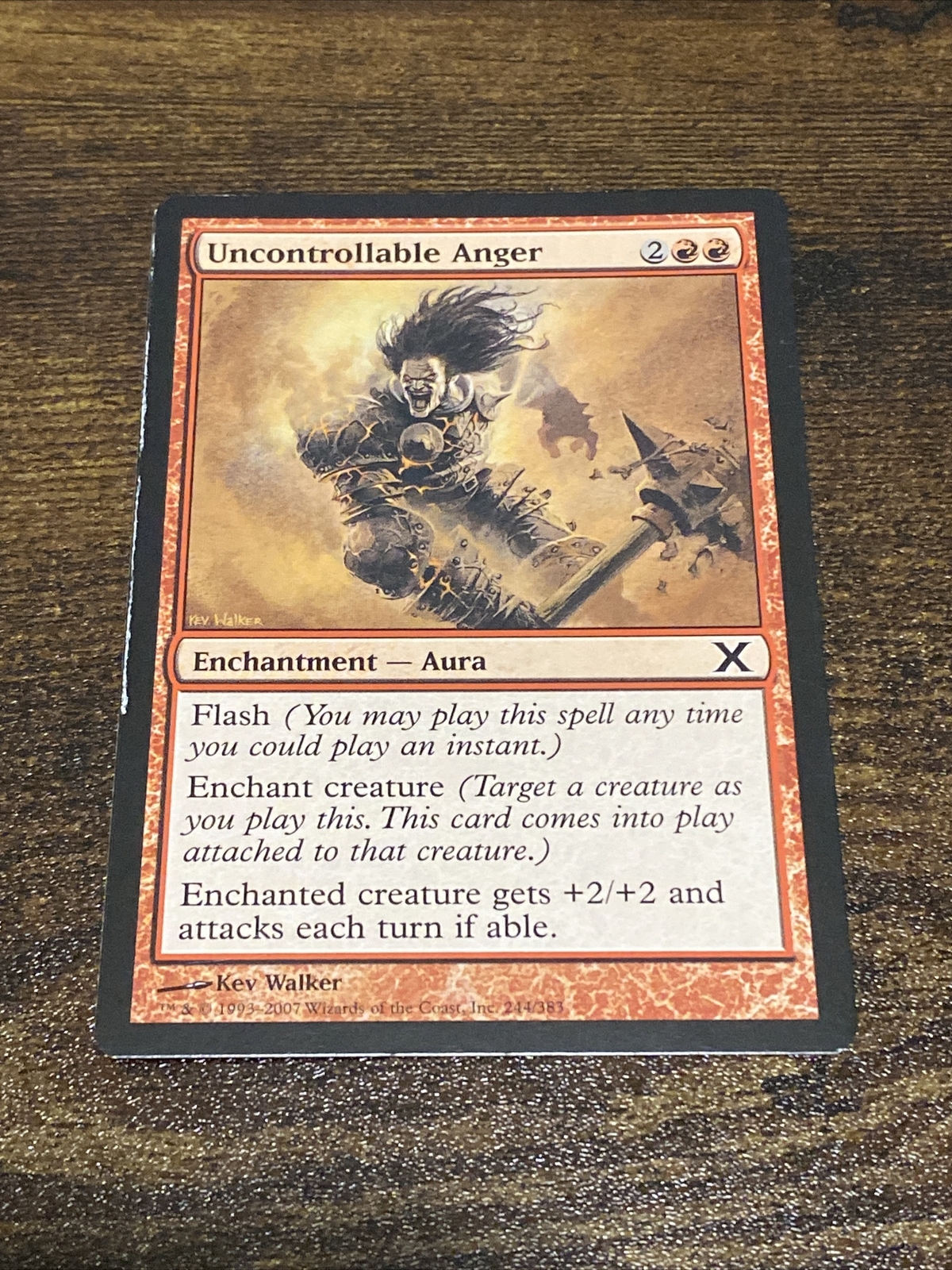 Uncontrollable Anger 244/383 10th Edition MTG Magic The Gathering D5684 ...