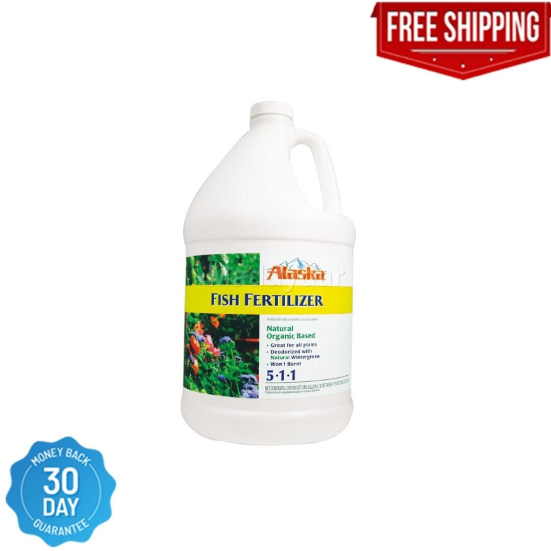 Alaska Fish Emulsion Fertilizer All Purpose 5-1-1