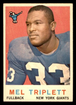 1959 Topps Football #160 Mel Triplett EX | eBay