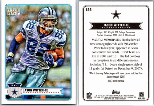2012 Topps Magic Jason Witten 126 | eBay