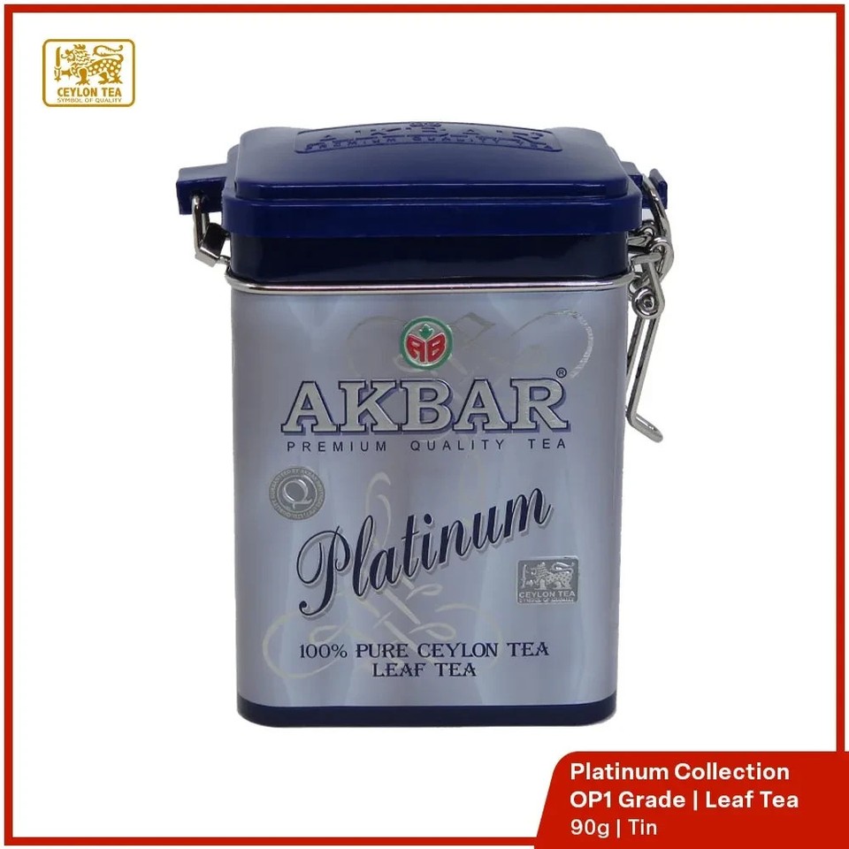 Akbar Platinum Black Tea tin 90G free shipping world wide | eBay