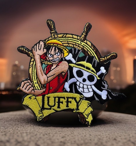 Anime One Piece Luffy 01 Embroidered Hook/Loop Morale Patch | eBay