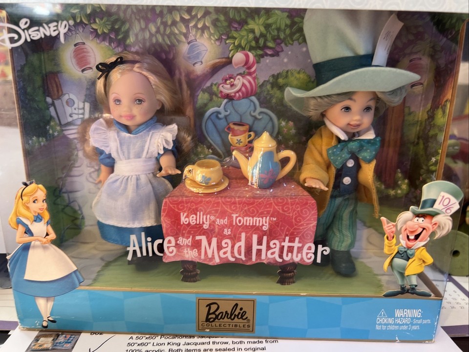 Kelly and Tommy Alice the Mad Hatter Disney Barbie Collector Edition ...