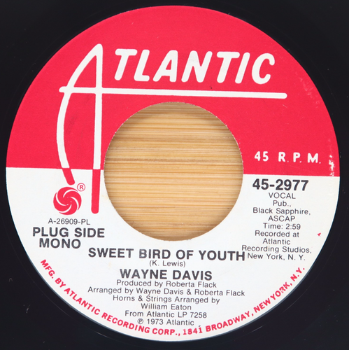 WAYNE DAVIS - SWEET BIRD OF YOUTH - JAZZ 45 PROMO ATLANTIC | eBay UK