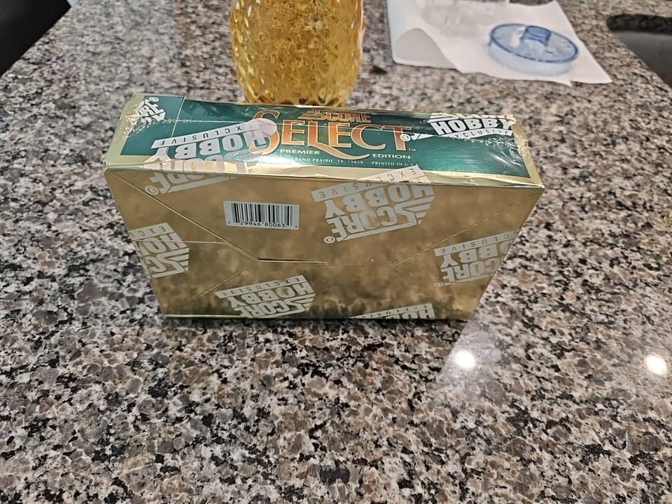 1993 SCORE SELECT BASEBALL CARDS UNOPENED SEALED WAX PACK BOX W/ CELLO ...