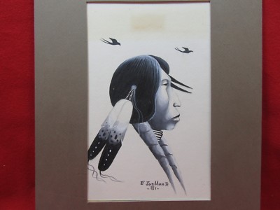 E-JOSHUA-JR-ORIGINAL-1981-NATIVE-AMERICAN- Painting | eBay