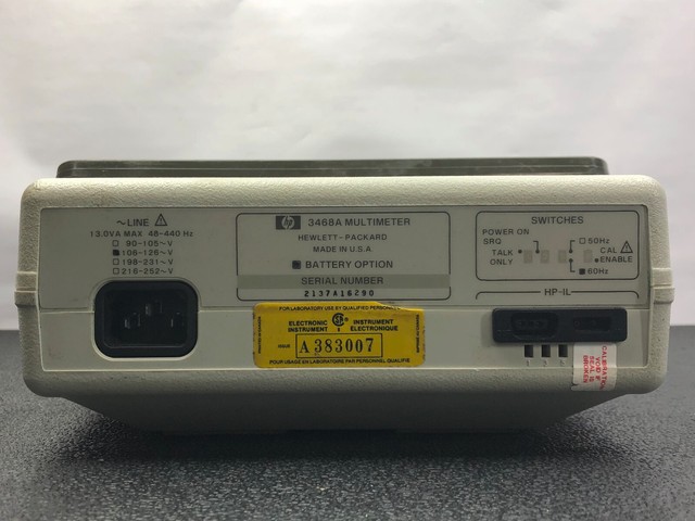 S130449 HP Hewlett Packard 3468A Digital Multimeter for sale online | eBay