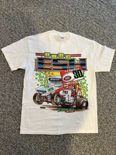Vintage Doug Esh 30 The Hammer Sprint Car Dirt Racing Shirt M | eBay