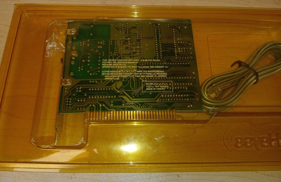 Vintage, Unopened Hayes networking PCI card! Phone/Fax modem. | eBay