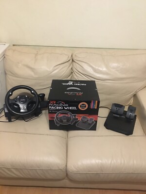 X-Rocker XR Racing Wheel and Pedals with Force Feedback 94338510188 ...