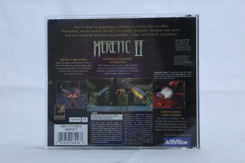 Heretic II PC Jewel Case | eBay